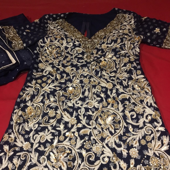 Dresses | Pakistani Threepiece Shalwar Kameez Brand New Never Worn Size ...